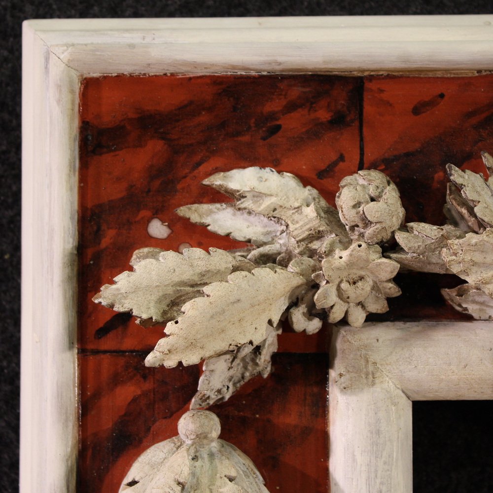 Vintage Italian Lacquered and Painted Frame, 1970 for sale at Pamono