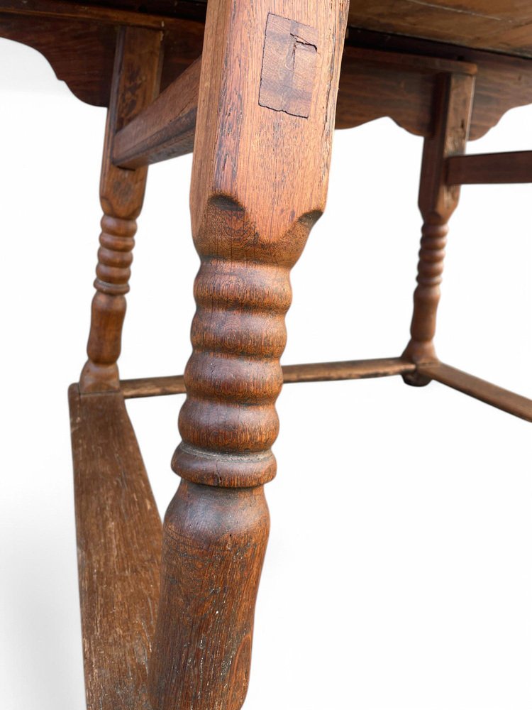 Antique Oak and Maple Dining Table for sale at Pamono