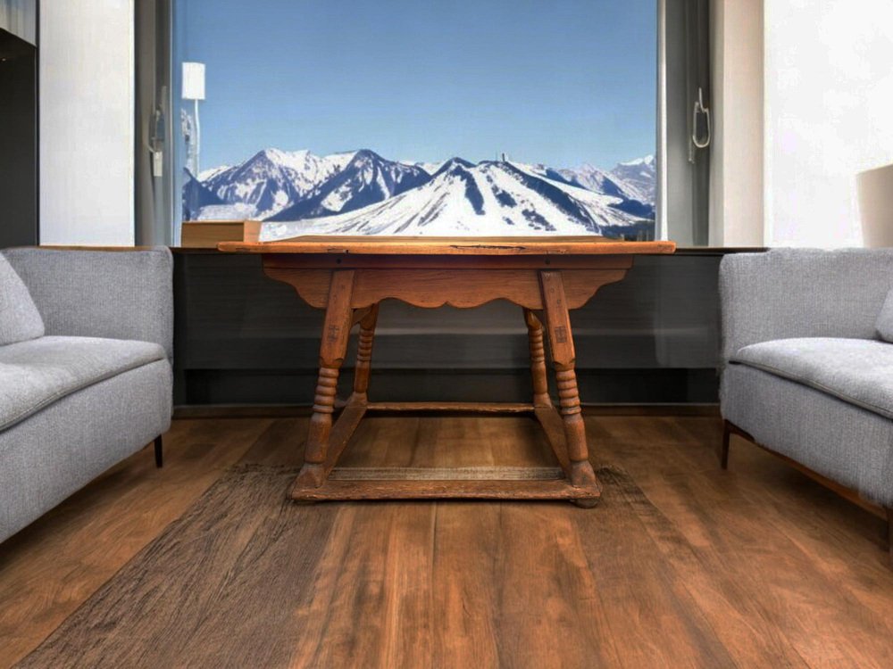 Antique Oak and Maple Dining Table for sale at Pamono