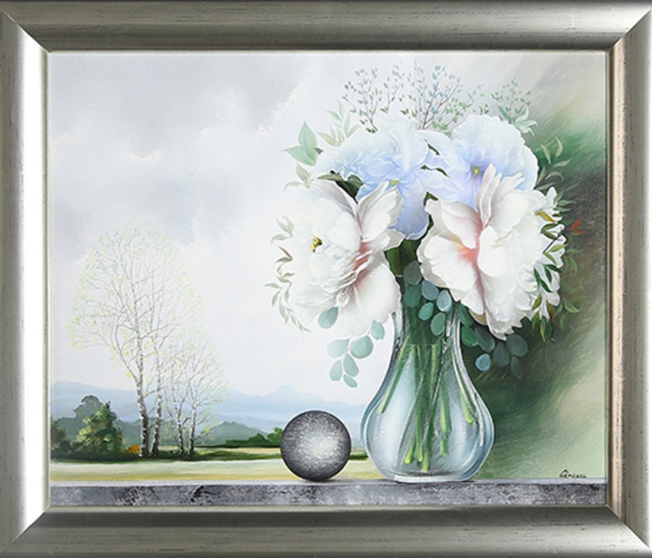 Alain Geneau, Outlook, Oil Painting for sale at Pamono