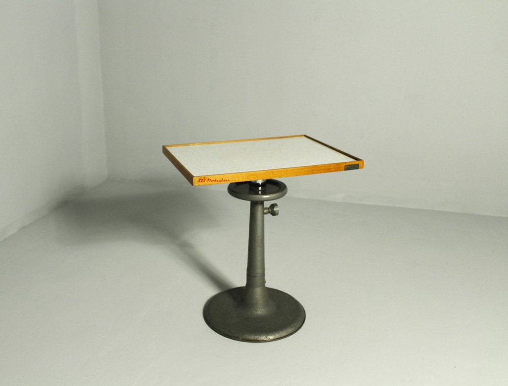 Cast Iron Telescope Laboratory Table, 1970s for sale at Pamono