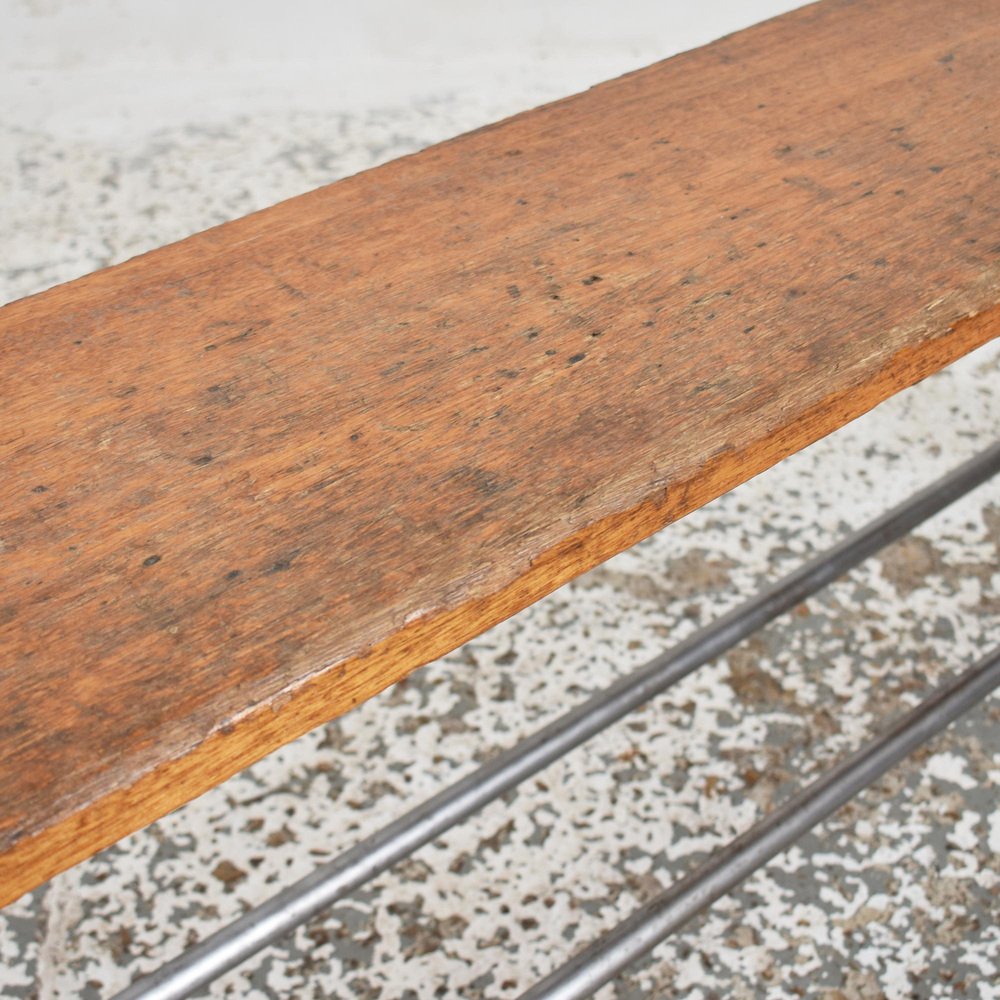 School Locker Room Storage Bench, 1950s for sale at Pamono