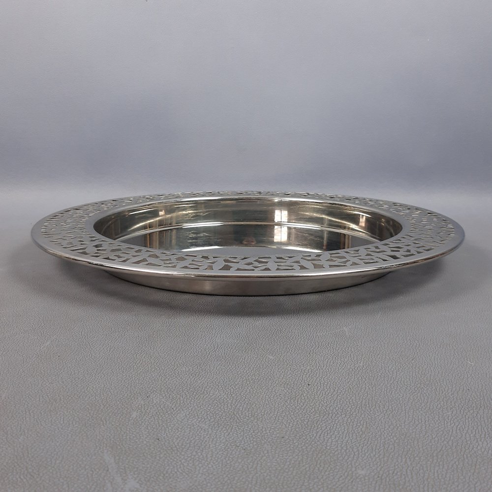 Stainless Steel Tray by Marta Sansoni for Alessi, 1970s for sale at Pamono