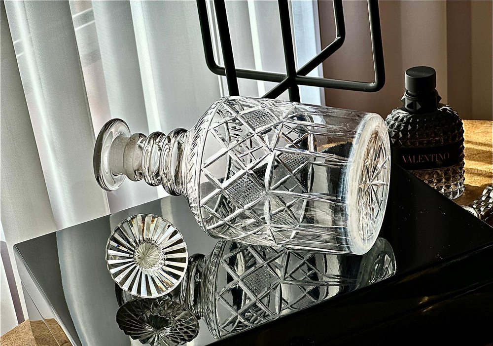 Early 19th Century Anglo-Irish Glass Decanter, 1815 for sale at Pamono