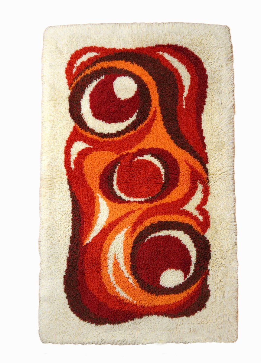 Mid-Century German Wool Rug, 1970s for sale at Pamono