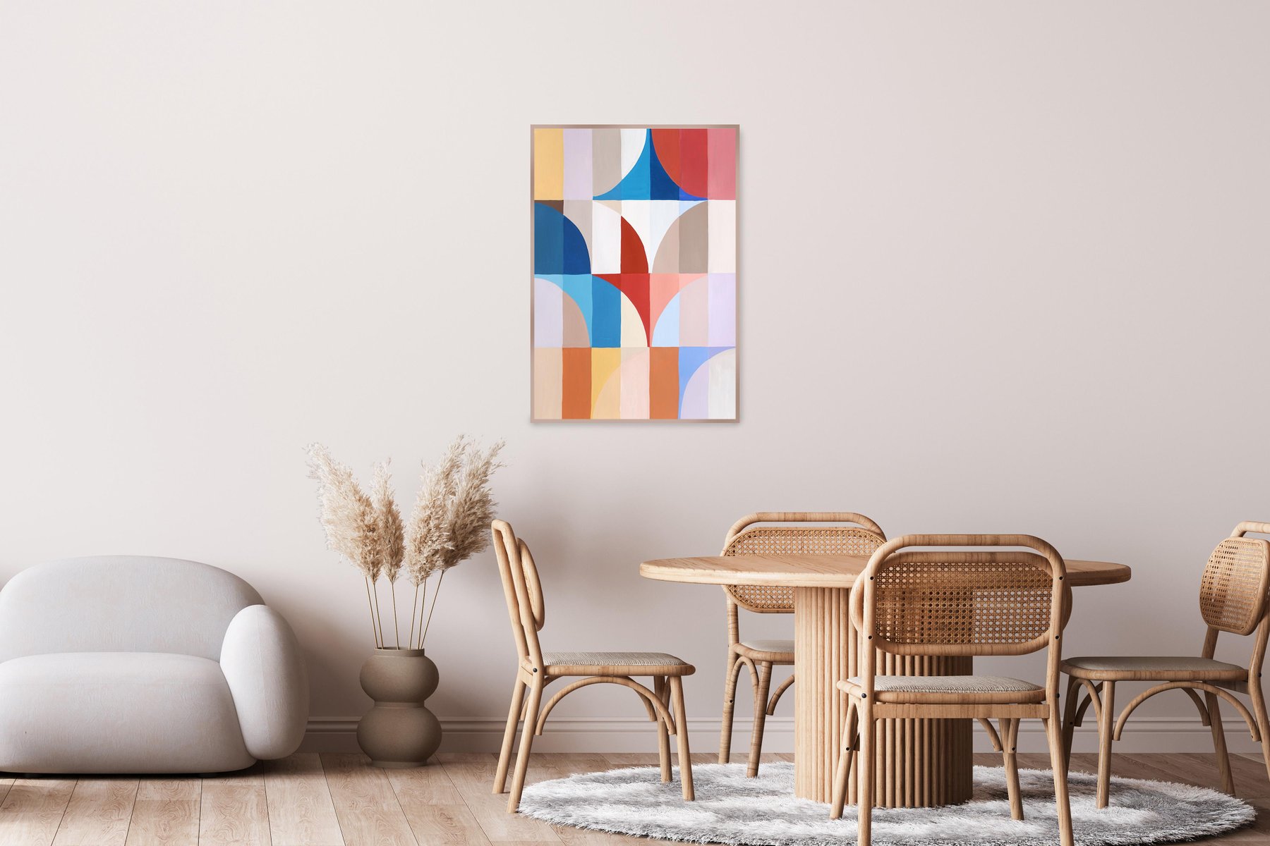 Natalia Roman, Lakeside Mirage, 2025, Acrilico su carta da acquerello in vendita su Pamono