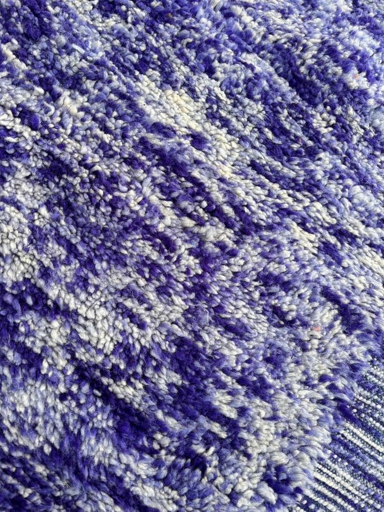 Modern Bright Purple Moroccan Rug, 1990s for sale at Pamono