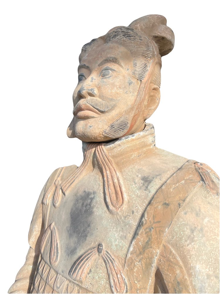 Large Statue of General of the Terracotta Army Emperor Qin, 1990s ...