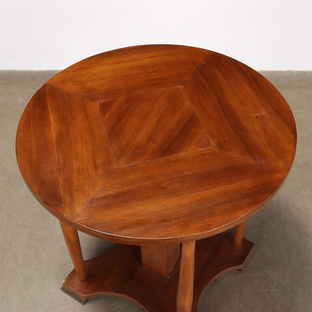 Art Deco Round Coffee Table for sale at Pamono