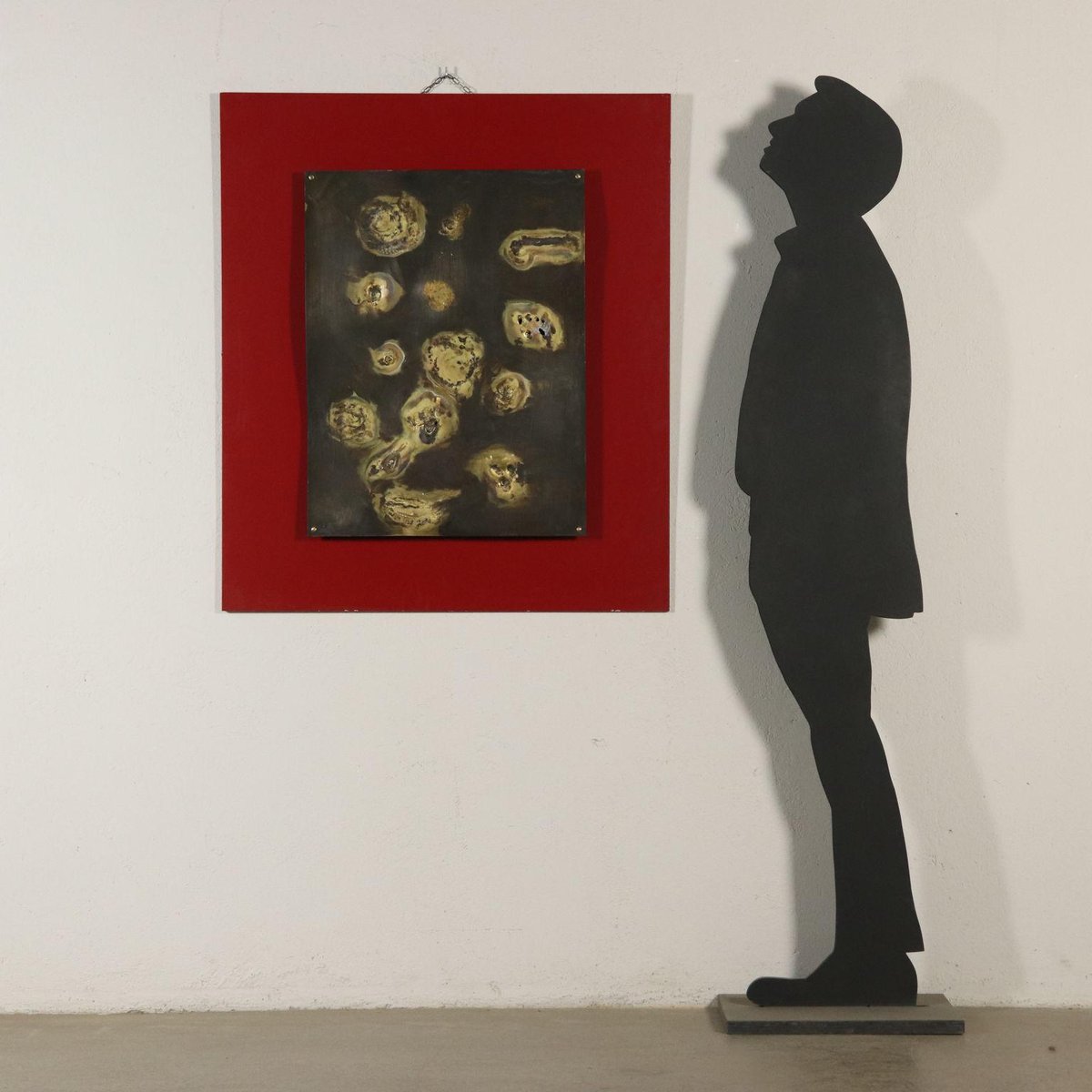 Sculpture Panel with Abstract Composition for sale at Pamono