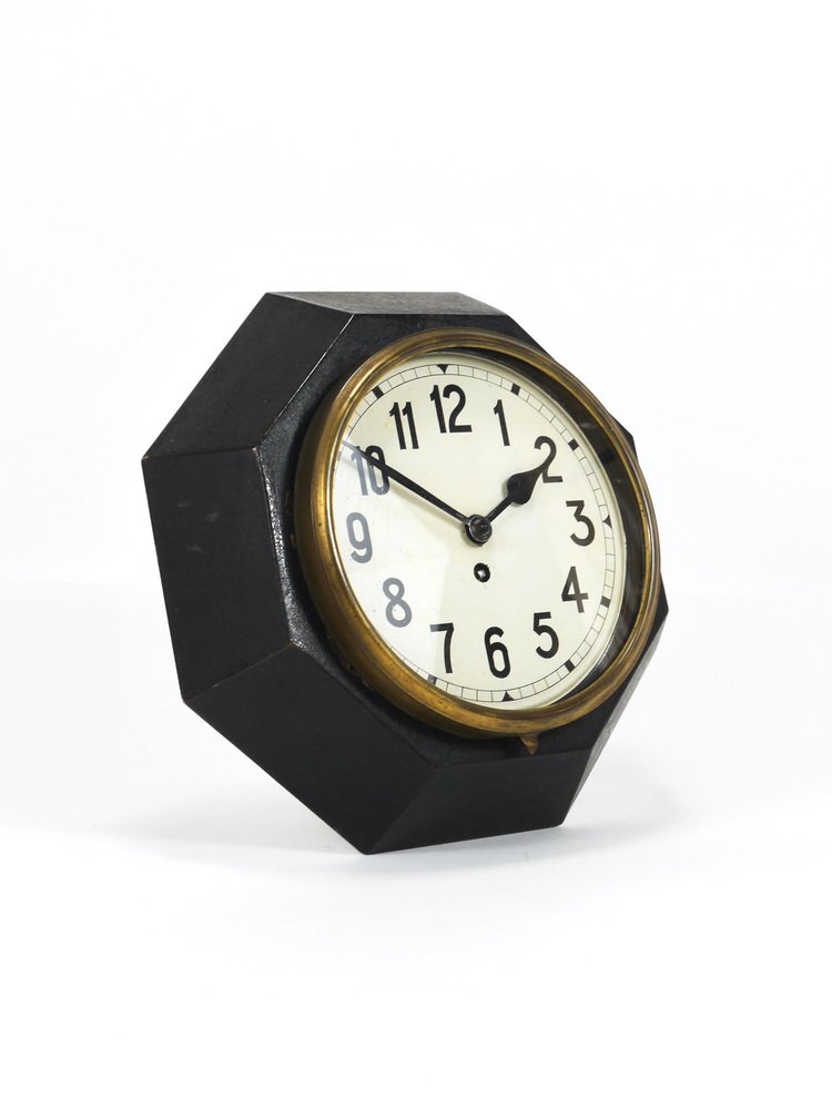 Modernism Wall Clock from Adolf Loos Vienna, Austria, 1920s for sale at ...