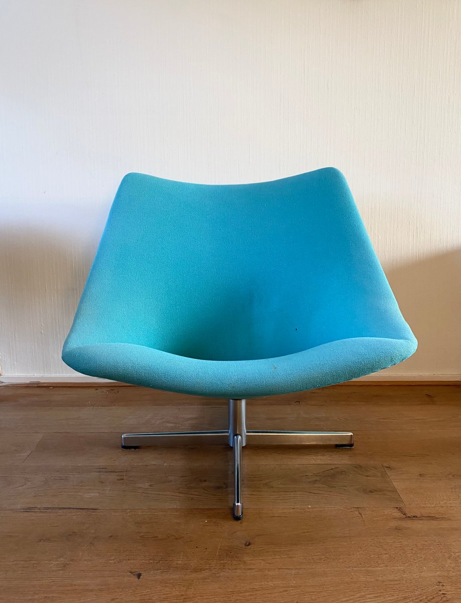 Large Oyster Chair with Cross Base by Pierre Paulin for Artifort, 1965 ...