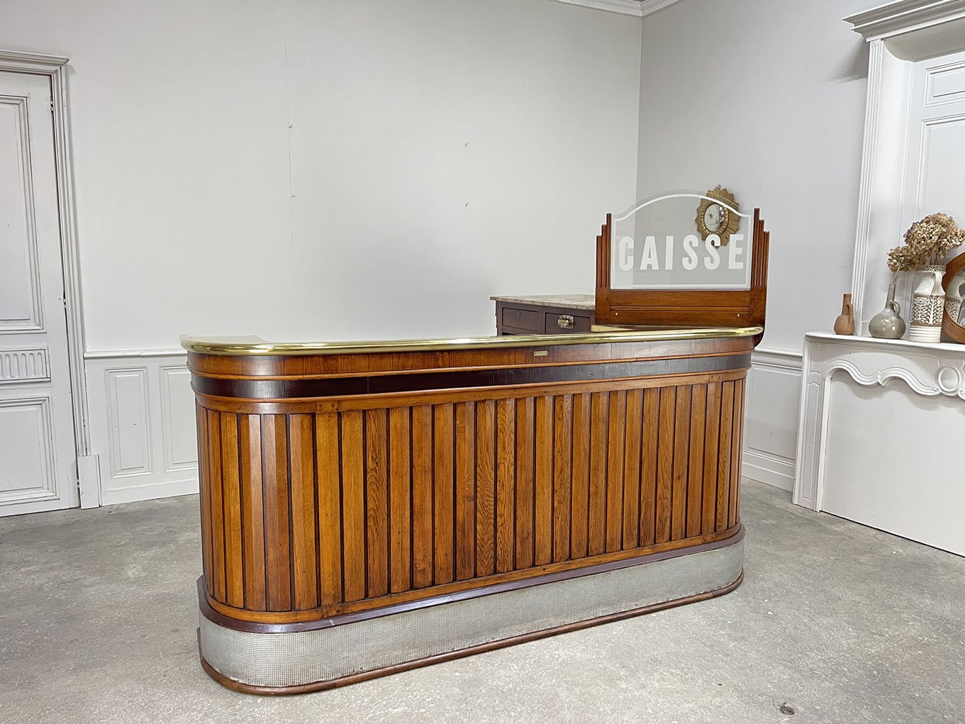 Bar Counter with Engraved Window, 1950s for sale at Pamono
