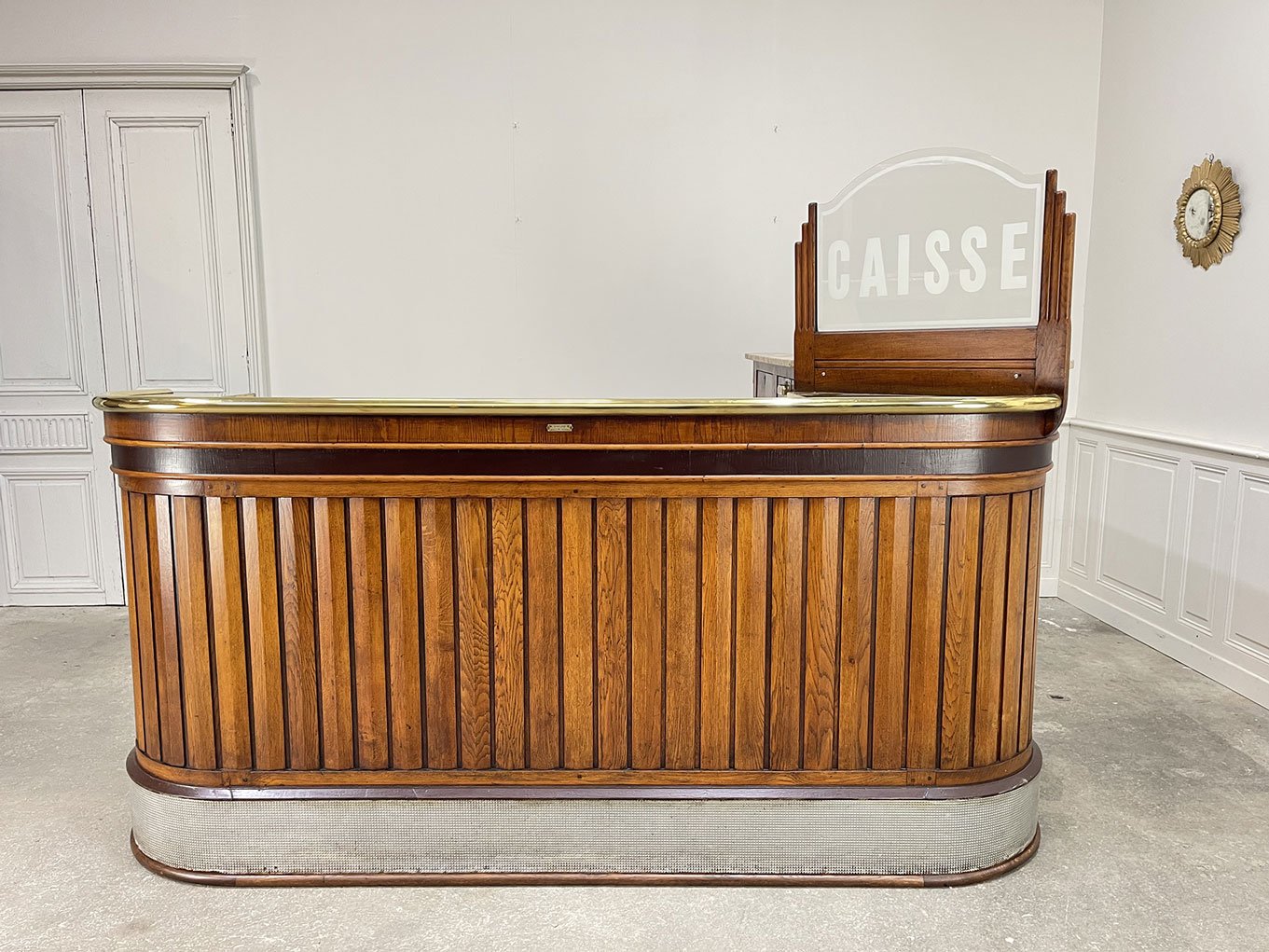 Bar Counter with Engraved Window, 1950s for sale at Pamono