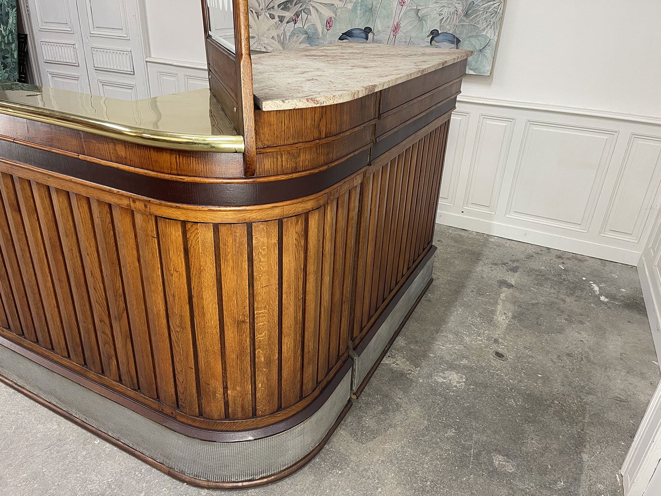 Bar Counter with Engraved Window, 1950s for sale at Pamono
