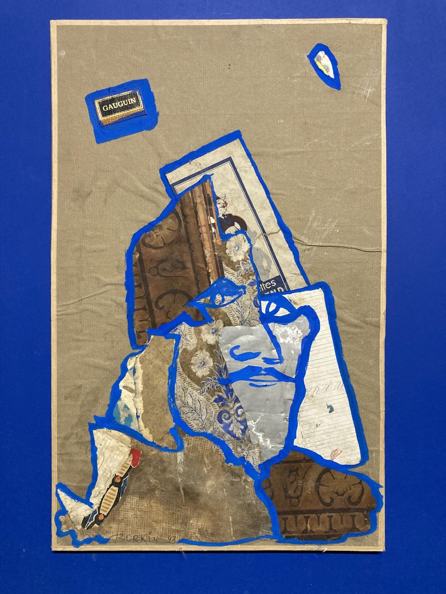 Borkin, Portrait of Gauguin, Collage and Acrylic on Panel, 1993 for ...