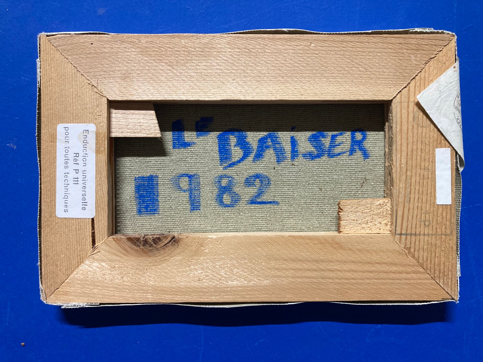 Borkin, Le Baiser, Collage and Acrylic, 1982 for sale at Pamono