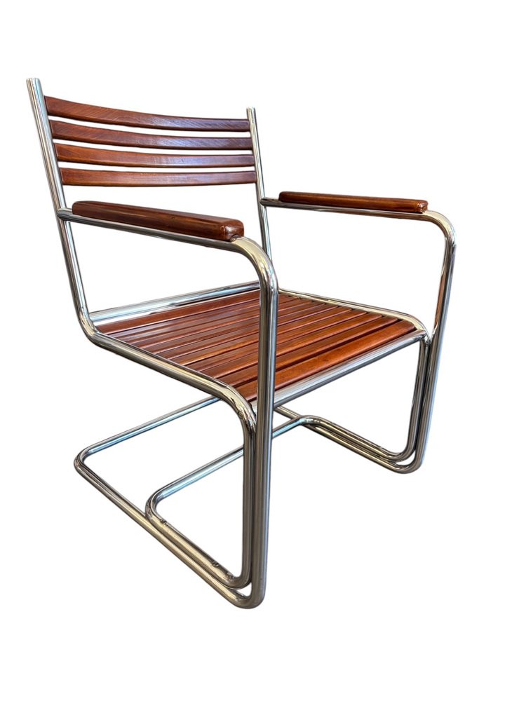 Tubular Steel Cantilever Chair, 1930s for sale at Pamono