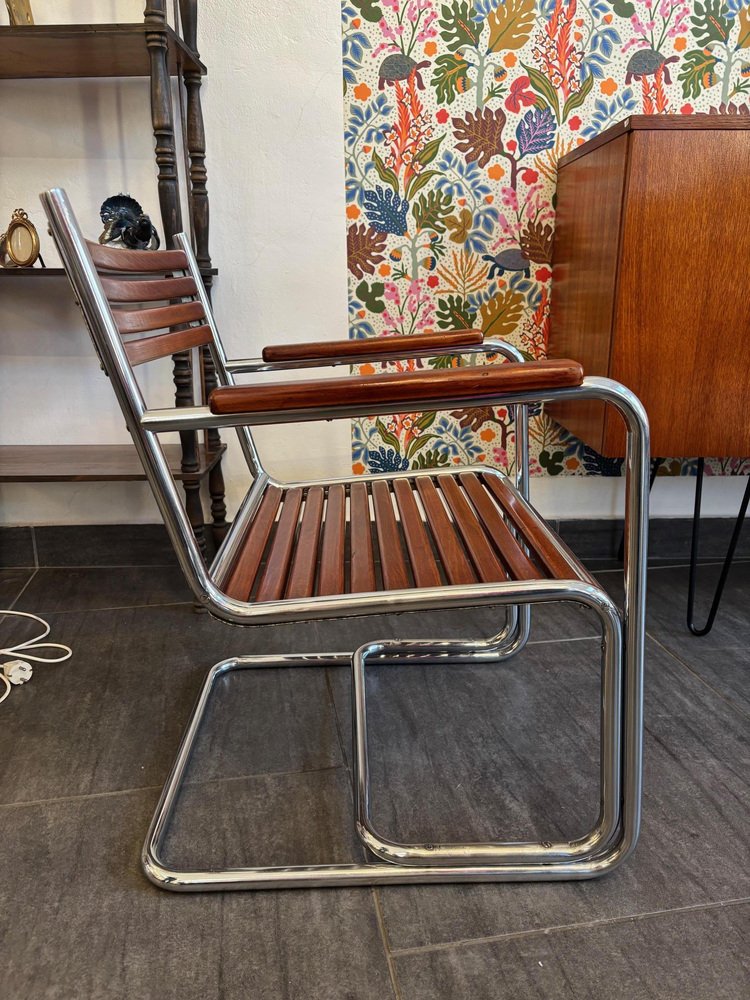 Tubular Steel Cantilever Chair, 1930s for sale at Pamono