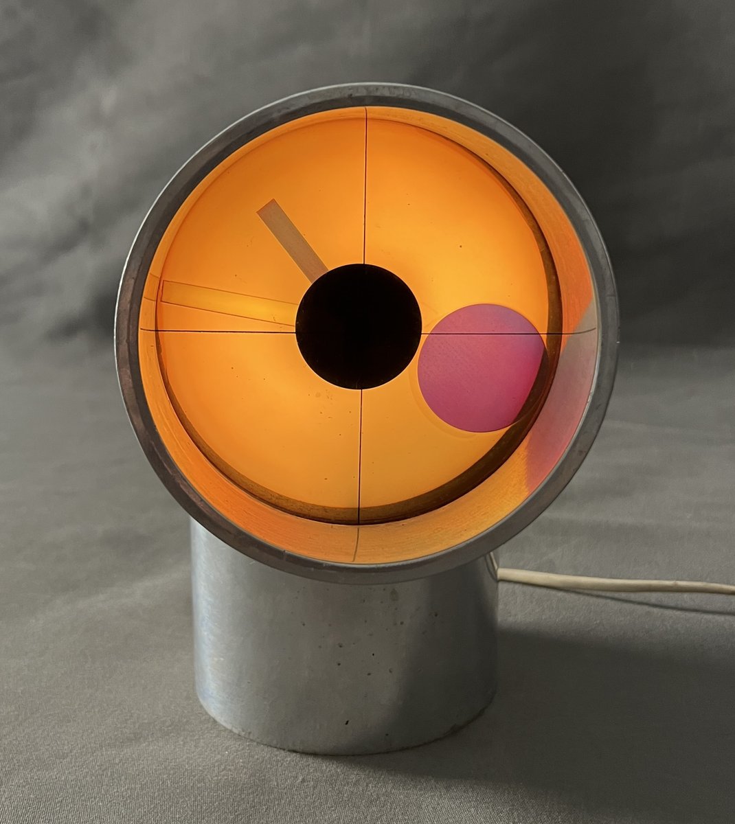 Mod. Aurora Clock by Kirsch Hamilton, 1970s for sale at Pamono