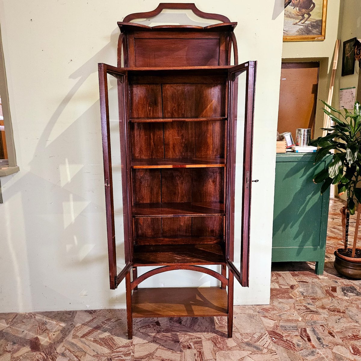 Liberty Bookcase Showcase, 1920s for sale at Pamono