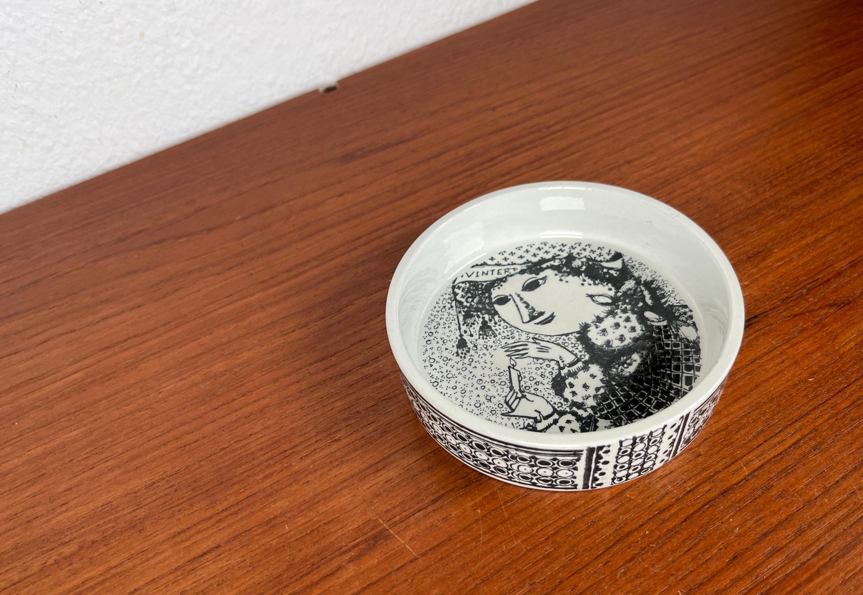 Mid-Century Modern Danish Flora Bowl by Bjørn Wiinblad for Nymölle ...