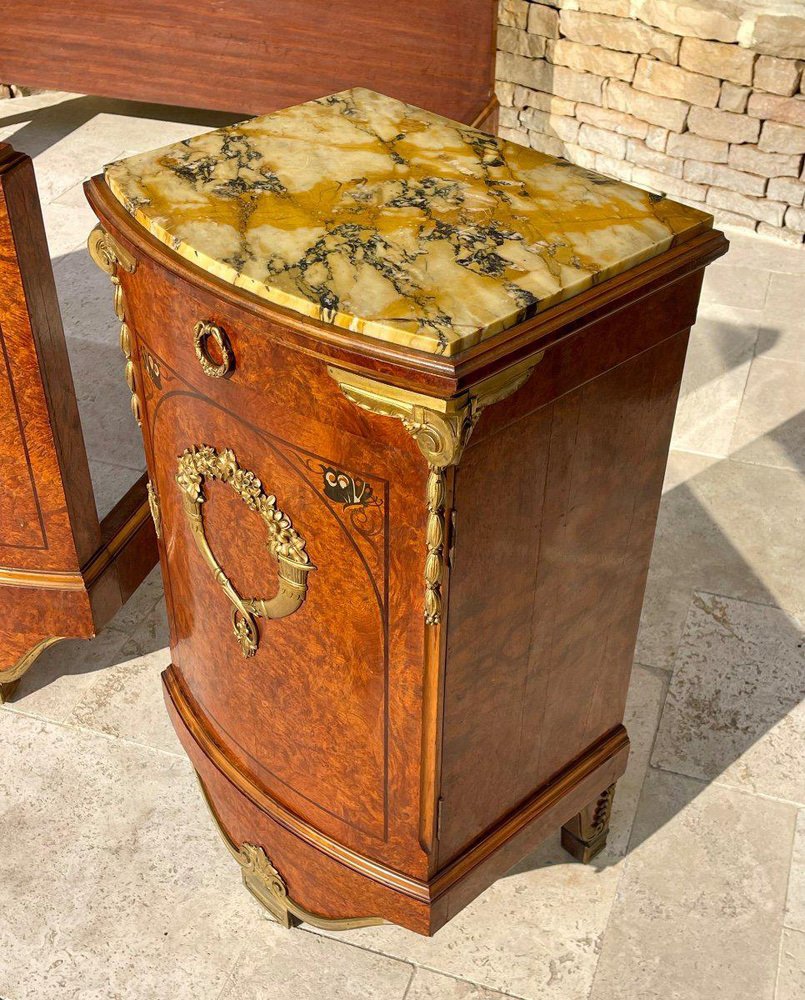 Neoclassical Bedside Table and Dressing Table, 1940s for sale at Pamono