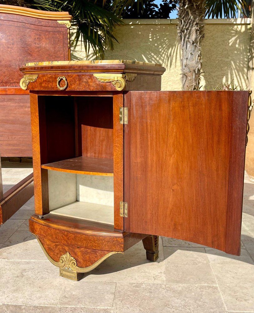 Neoclassical Bedside Table and Dressing Table, 1940s for sale at Pamono