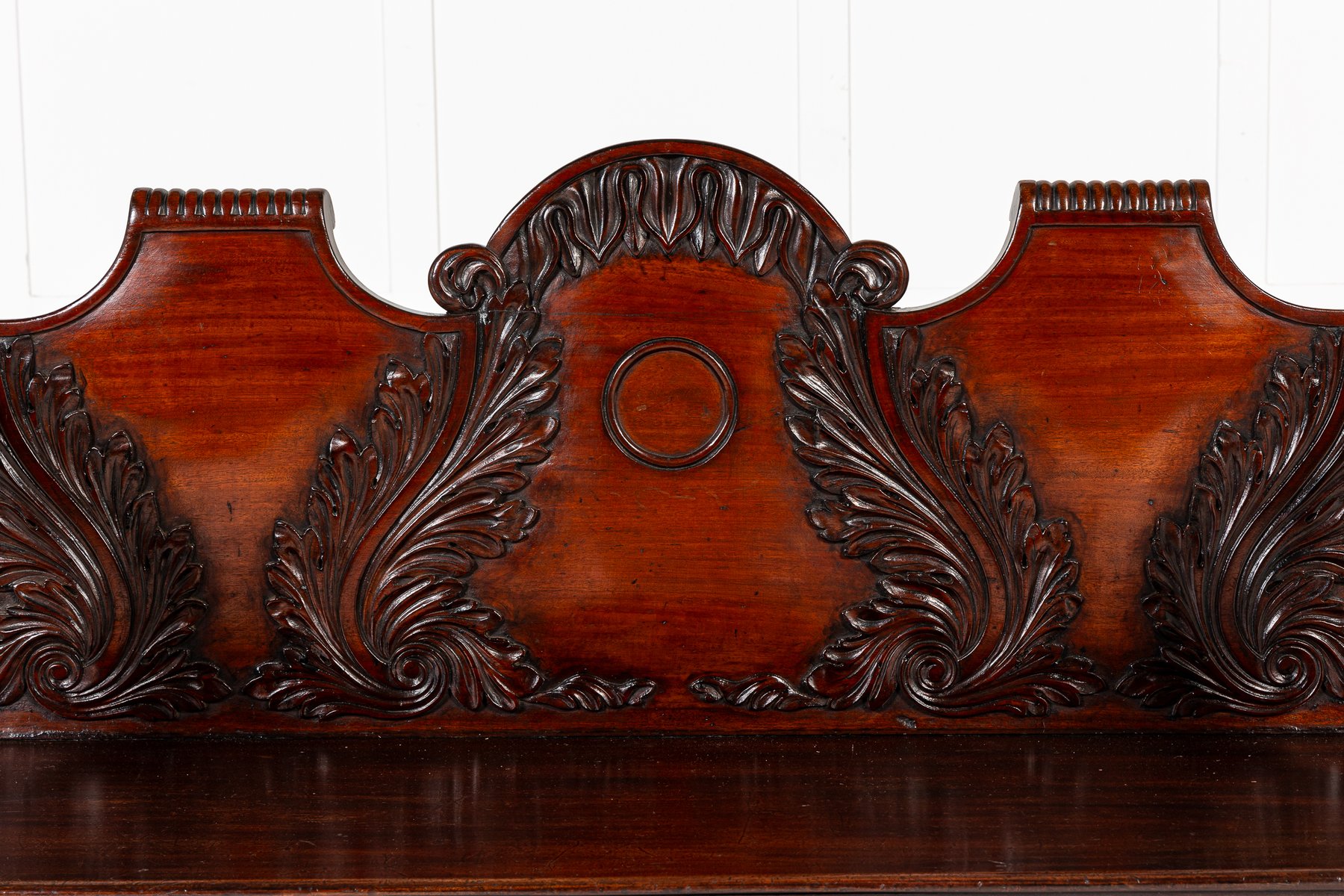 19th Century English Regency Mahogany Hall Bench for sale at Pamono