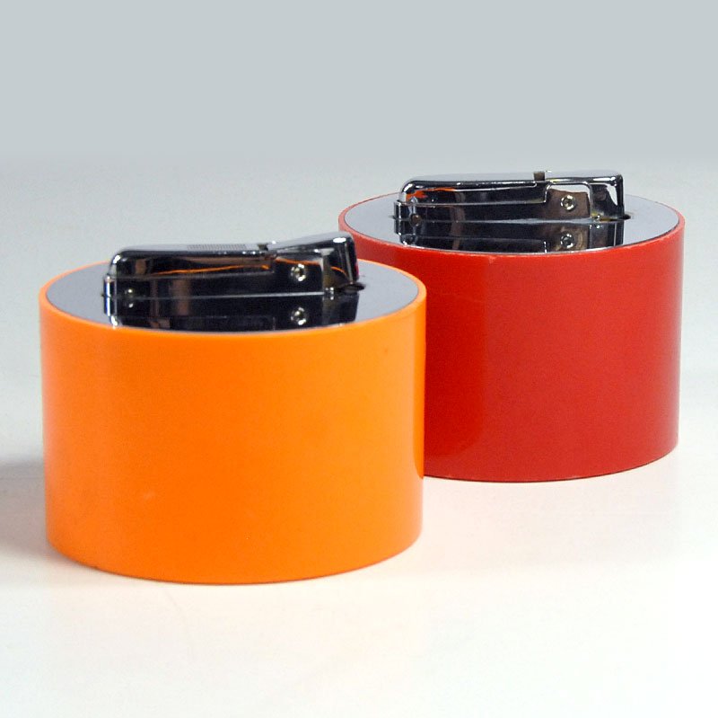 Space Age Table Lighters in Orange and Red, 1970s, Set of 2 for sale at ...