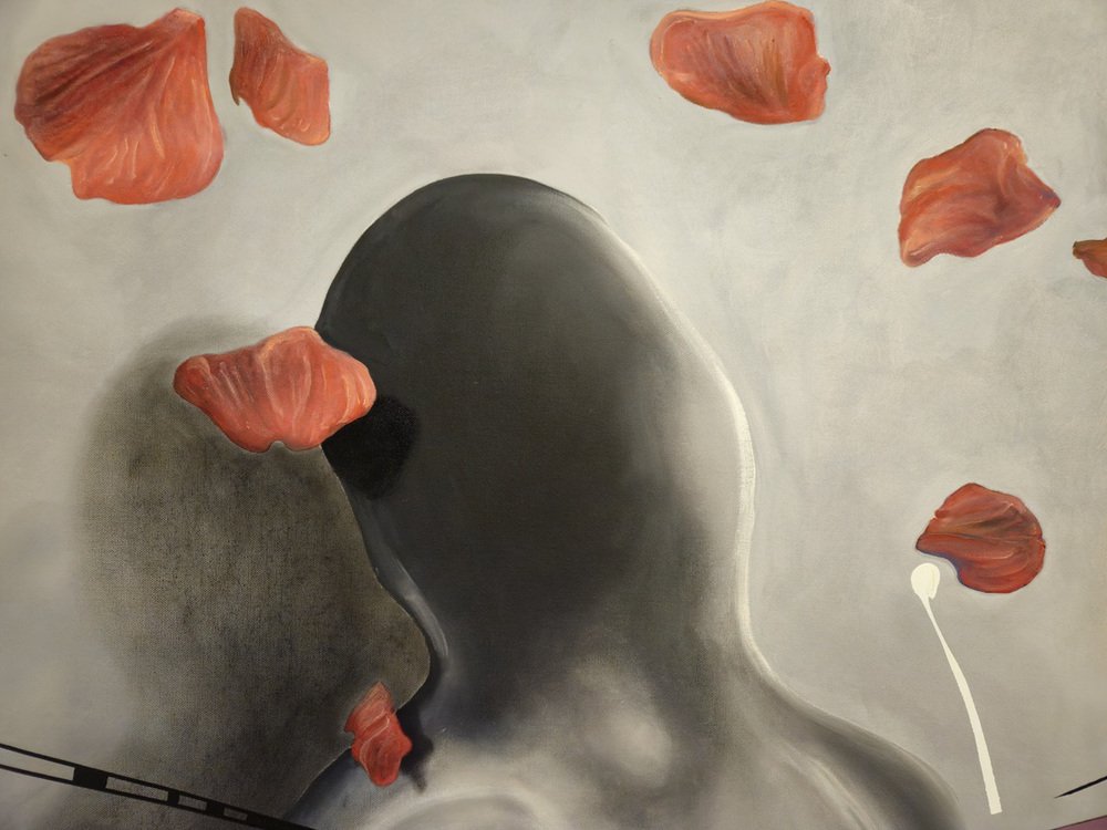 Stefano Mazzolini, Neropeti, 2025, Oil on Canvas for sale at Pamono