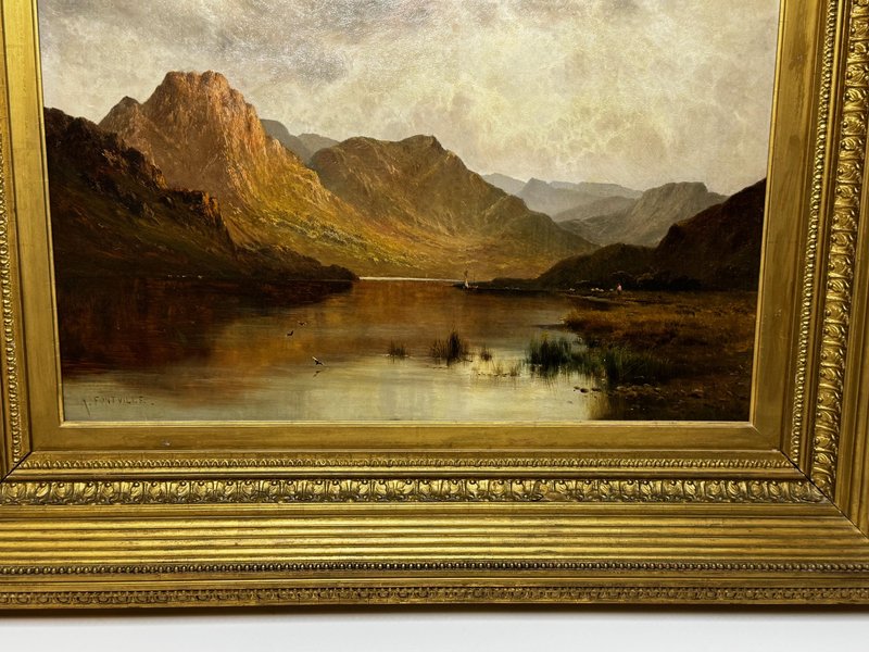 Alfred De Breanski Jr, Lake District Windermere View from Bowness, 1920 ...