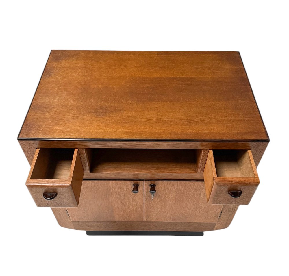 Piet Kramer Art Deco Amsterdam School Cabinet with Drawers, 1930s by ...