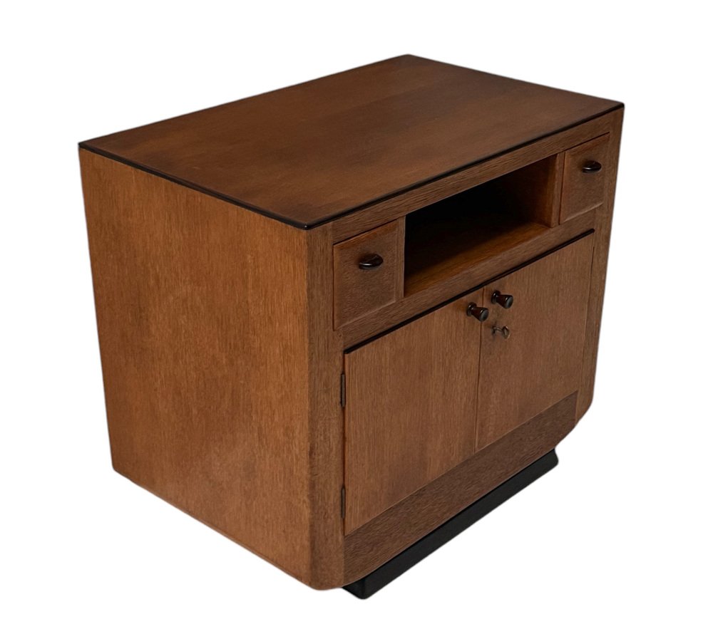 Piet Kramer Art Deco Amsterdam School Cabinet with Drawers, 1930s by ...