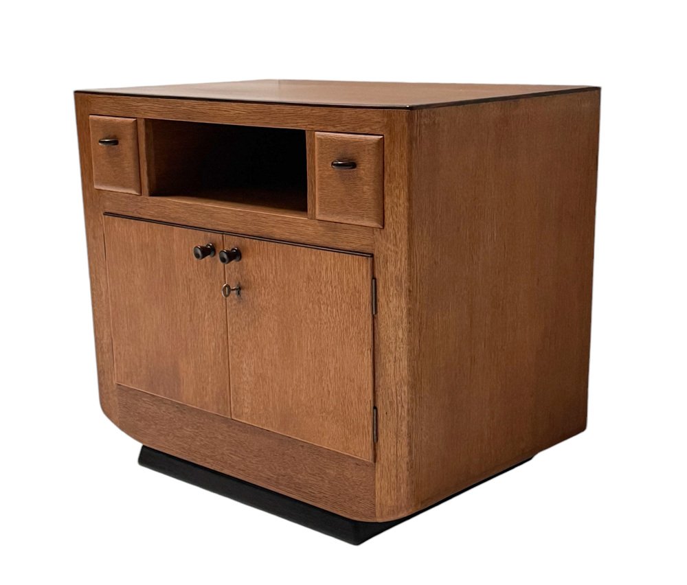 Piet Kramer Art Deco Amsterdam School Cabinet with Drawers, 1930s by ...
