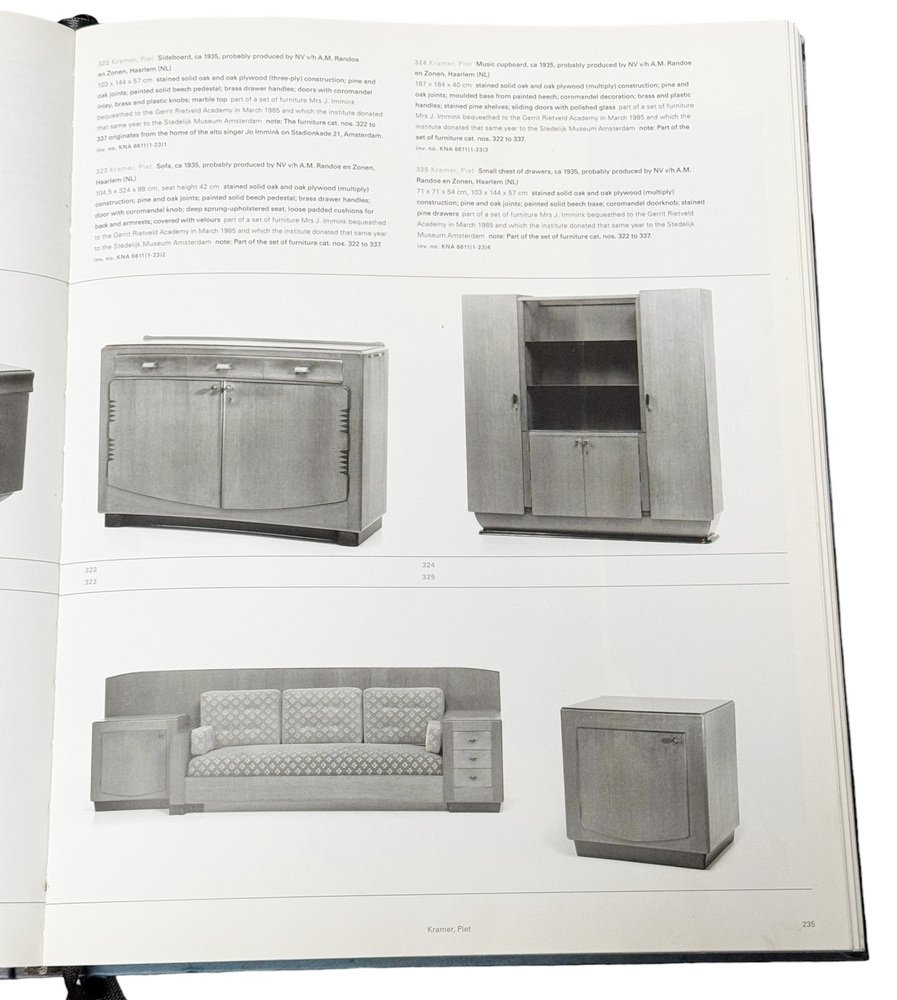 Piet Kramer Art Deco Amsterdam School Cabinet with Drawers, 1930s by ...