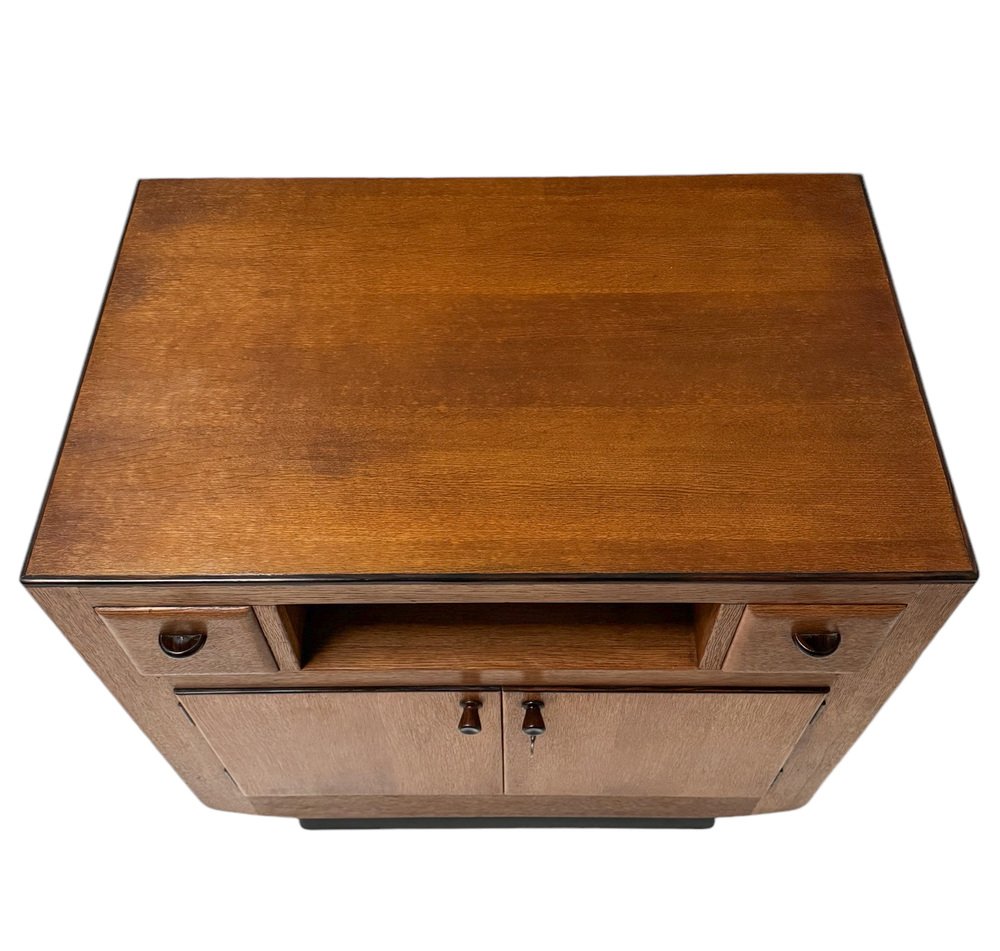 Piet Kramer Art Deco Amsterdam School Cabinet with Drawers, 1930s by ...