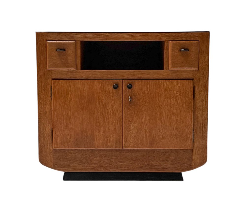 Piet Kramer Art Deco Amsterdam School Cabinet with Drawers, 1930s by ...