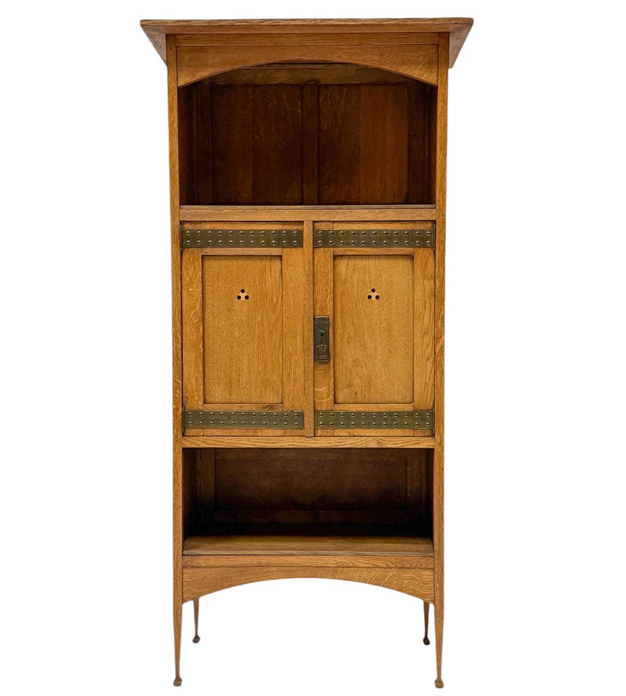 Vienna Secession Oak Bookcase, Austria, 1900s for sale at Pamono