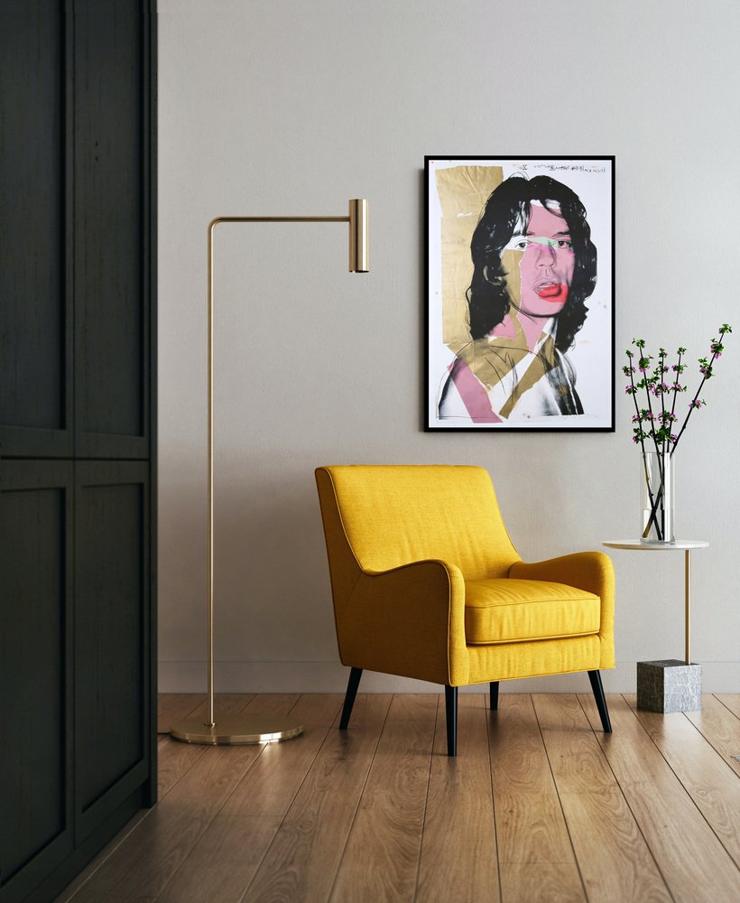 Andy Warhol, Mick Jagger, 1970s, Print, Framed for sale at Pamono