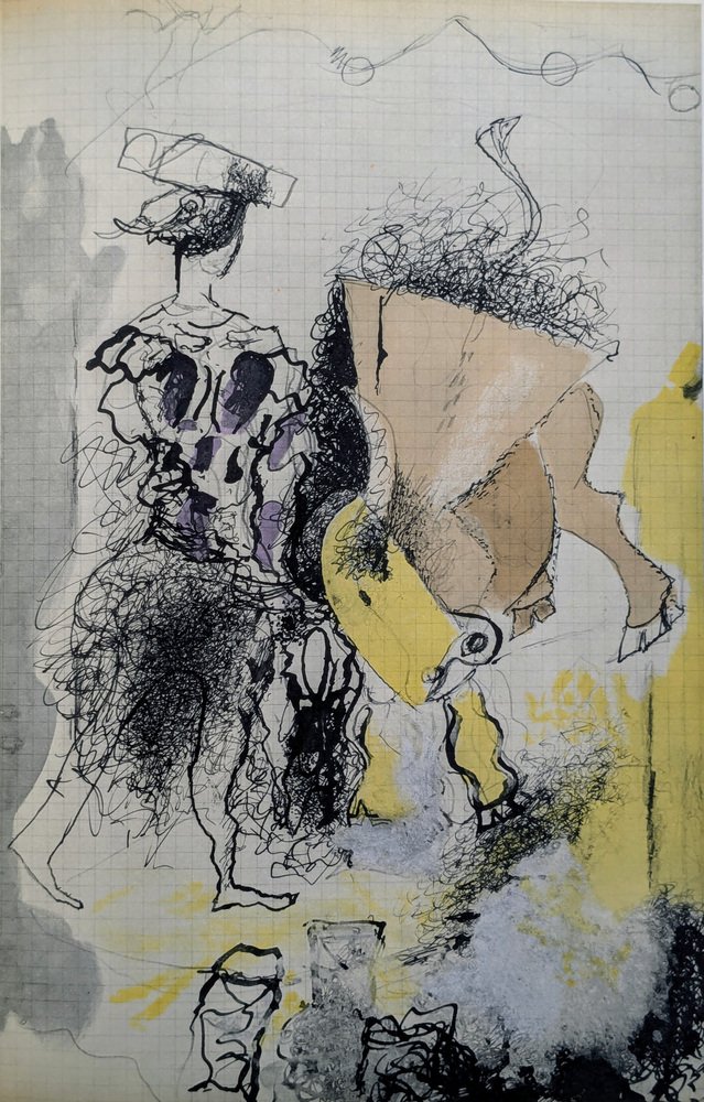 Georges Braque, Torero, Color Lithograph, 1955 for sale at Pamono