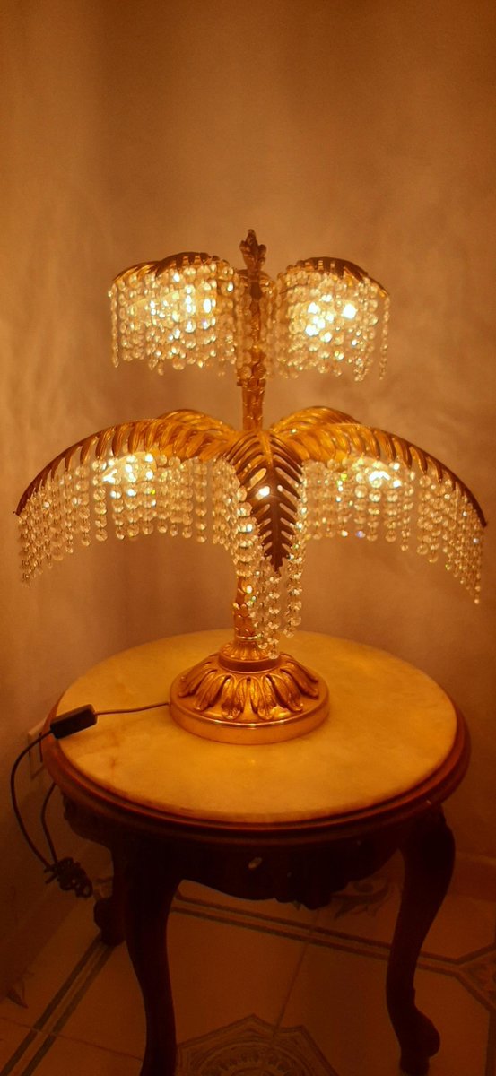 Mod Hildebrandt-Palma Table Lamp, 1970s for sale at Pamono