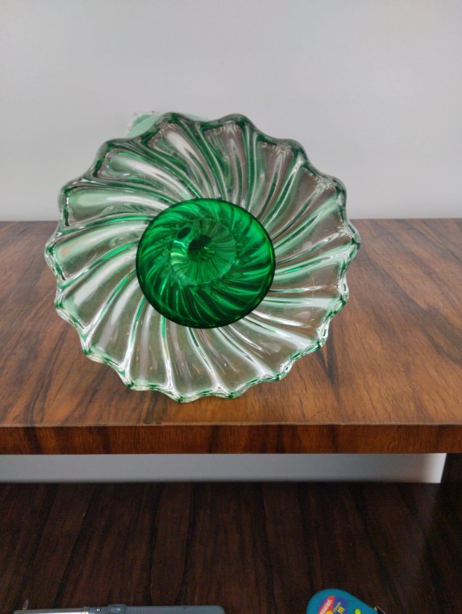 Large Czech Vase in Rubín Glass for sale at Pamono