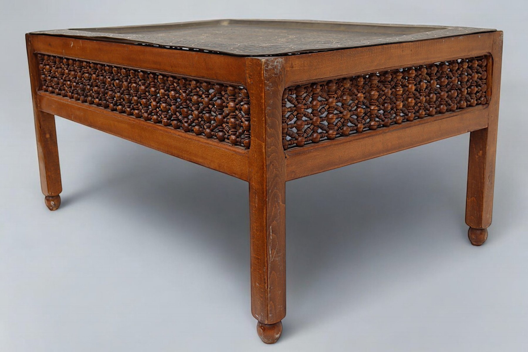 Islamic Mamluk Cairoware Tray Table, 1890s for sale at Pamono