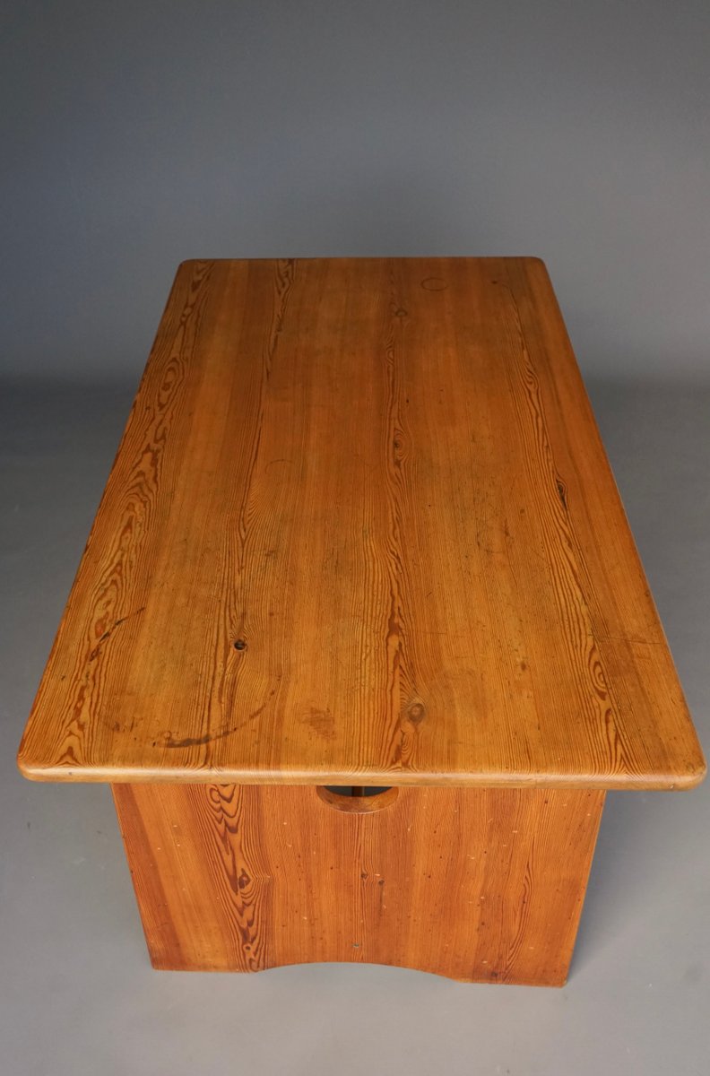 Mid-Century Modern Swedish Pine Wood Table by Gilbert Marklund for ...