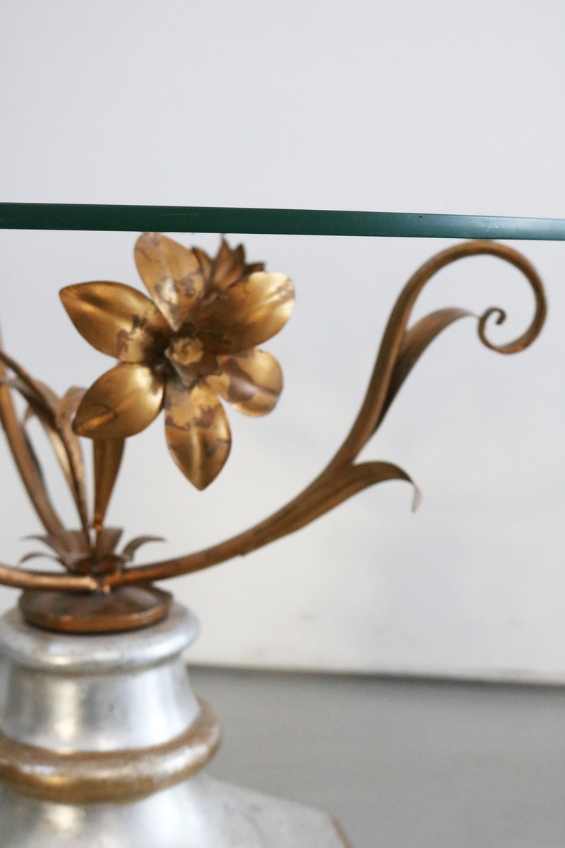 Hollywood Regency Style Florentine Coffee Table Side Table, Italy ...