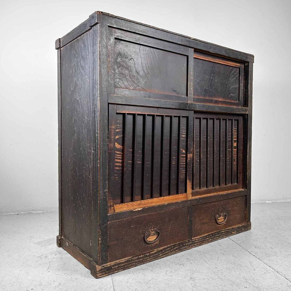 Japanese Meiji Period Tansu Storage Cabinet for sale at Pamono
