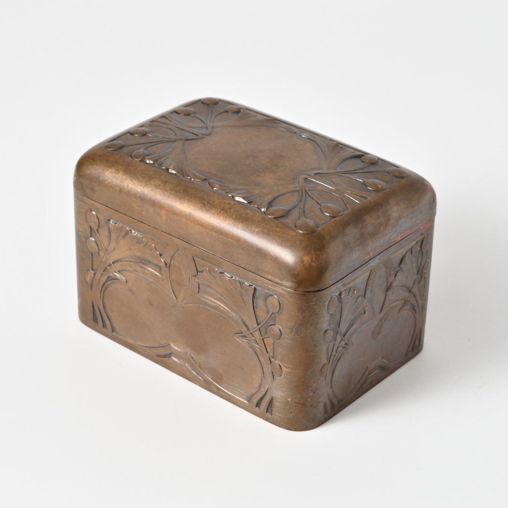 Art Nouveau Copper Sugar Bowl from Carl Deffner, 1890s for sale at Pamono