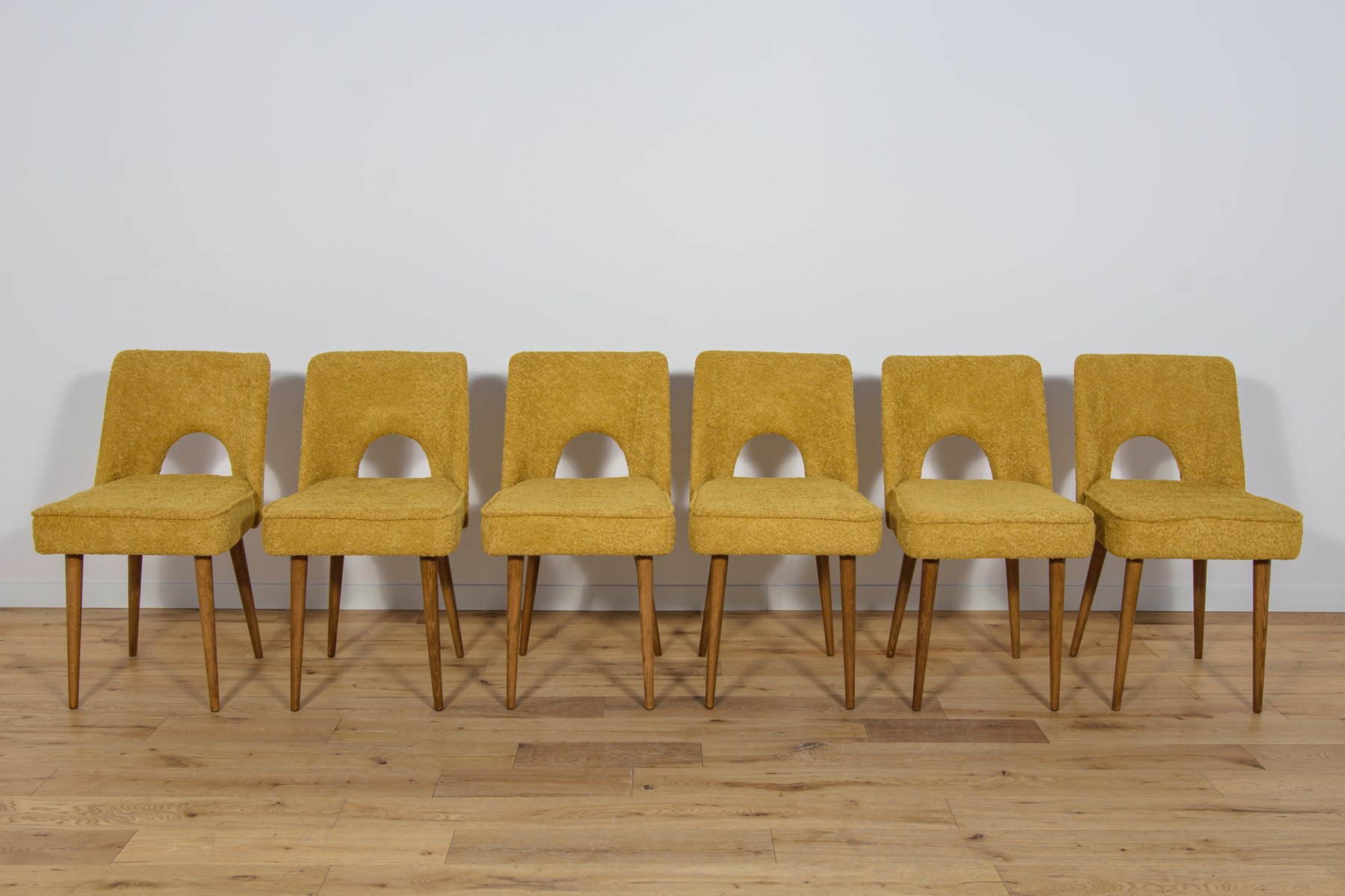 Set of Polish Shell Chairs from Bydgoszcz Furniture Factory, 1960s for ...