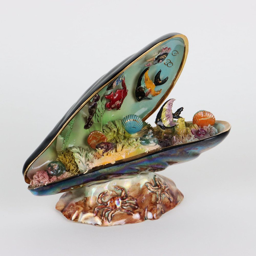 Marine Themed Ceramics, Set of 6 for sale at Pamono